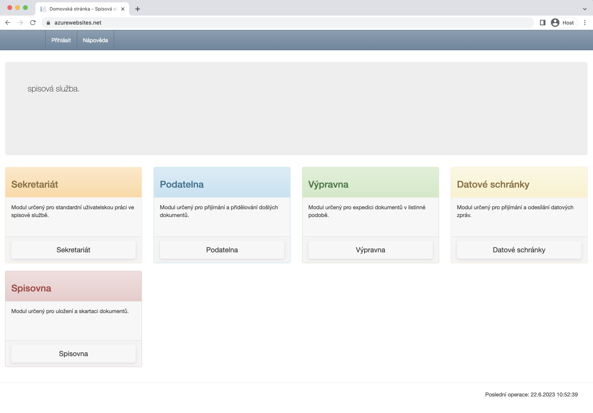 Elektronická spisová služba ProfiSpis (ESSS) – GEM System a.s.